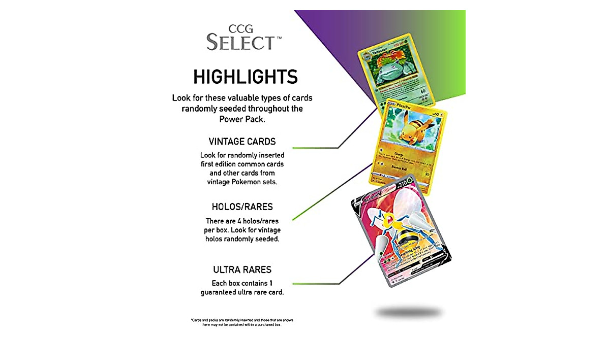CCG Select Power Pack - 50+ Authentic Cards with Ultra Rare Guarantee