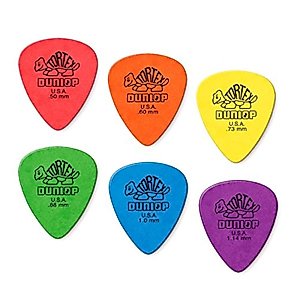 Dunlop Tortex Standard Picks Sample Variety Mix Pack (2 of each gauge) 12/Player's Pack