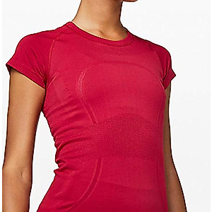 Lululemon Swiftly Tech Short Sleeve Crew (Dark Red, 6)