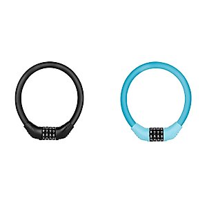 2Pcs Mountain Bike Lock Portable Motorcycle Password Lock Fixed Bicycle Ring Lock Standard Lock