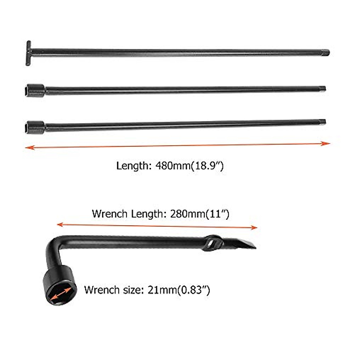 Dr.Roc Compatible with Spare Tire Tool Kit with Bag 2005-2019 Nissan Frontier Titan Pathfinder 2005-2015 Amanda Xterra and Infiniti 2013-2020 Select Models