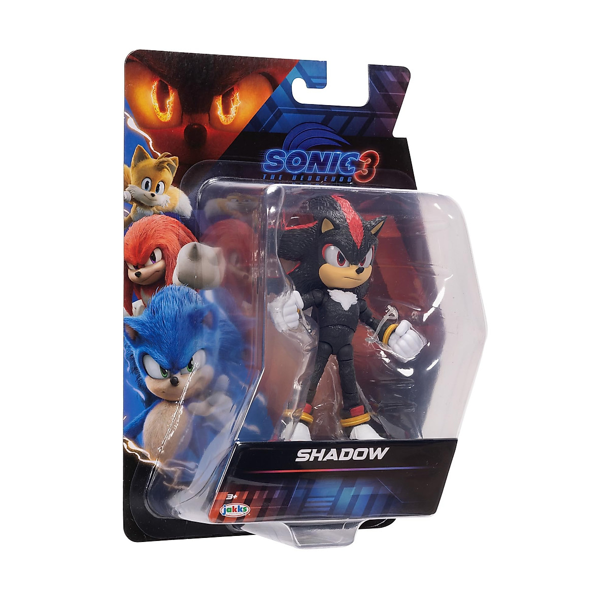Sonic The Hedgehog Sonic 3 Movie Action Figures 5-Inch Shadow Collector Toy Figure, Highly Articulated for Boys Girls - Officially Licensed 3 Movie Product