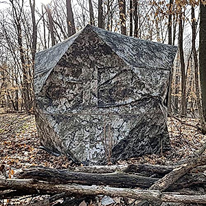 VENATIC Cloak 2.0, 2 Person Full Panel See-Through Hunting Blind, Floor Space 58" x 58"