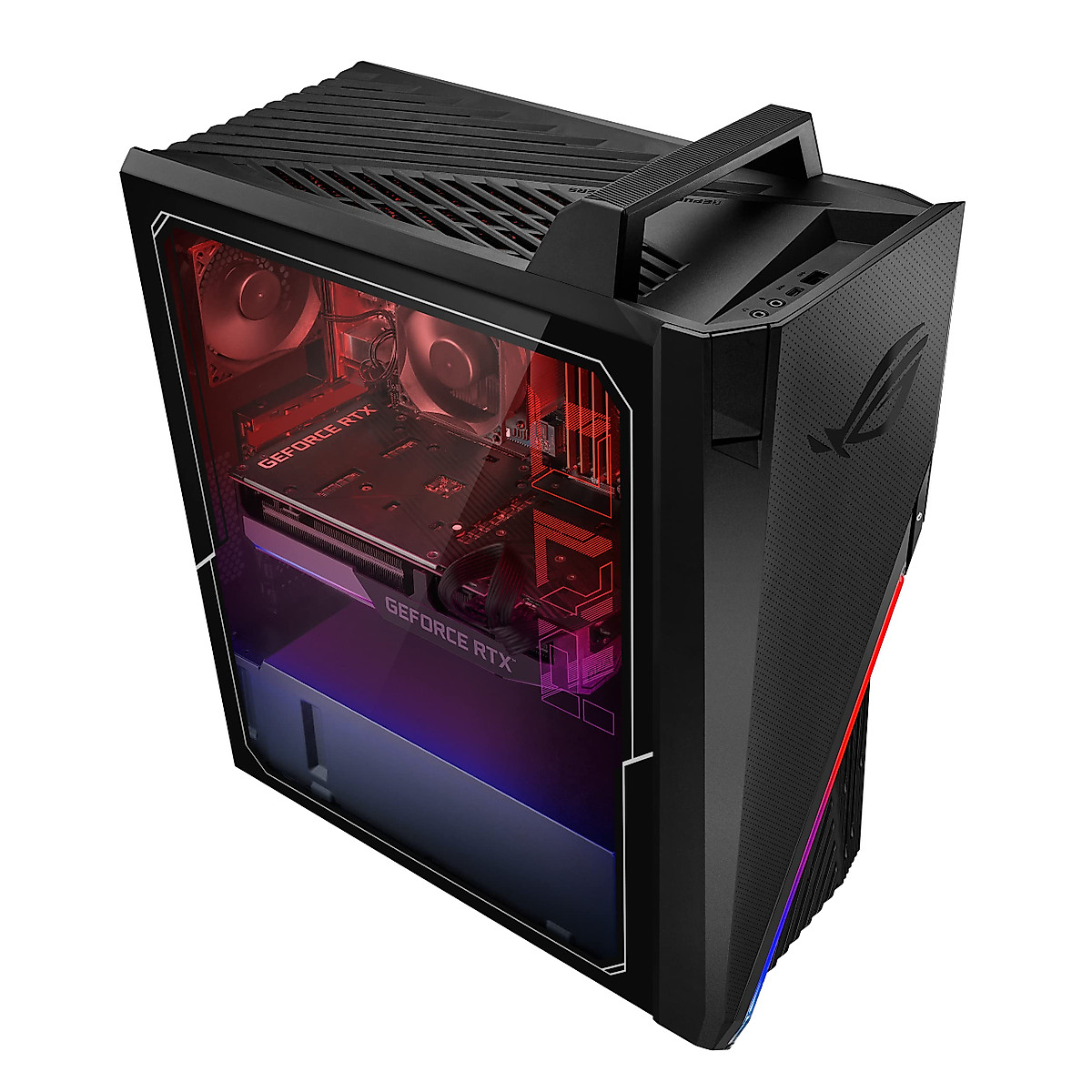 ASUS ROG Strix GA15DK Gaming Desktop PC, AMD Ryzen 7 5800X, GeForce RTX 3070, 16GB DDR4 RAM, 1TB SSD, Wi-Fi 5, Windows 10 Home, GA15DK-DS776,Black