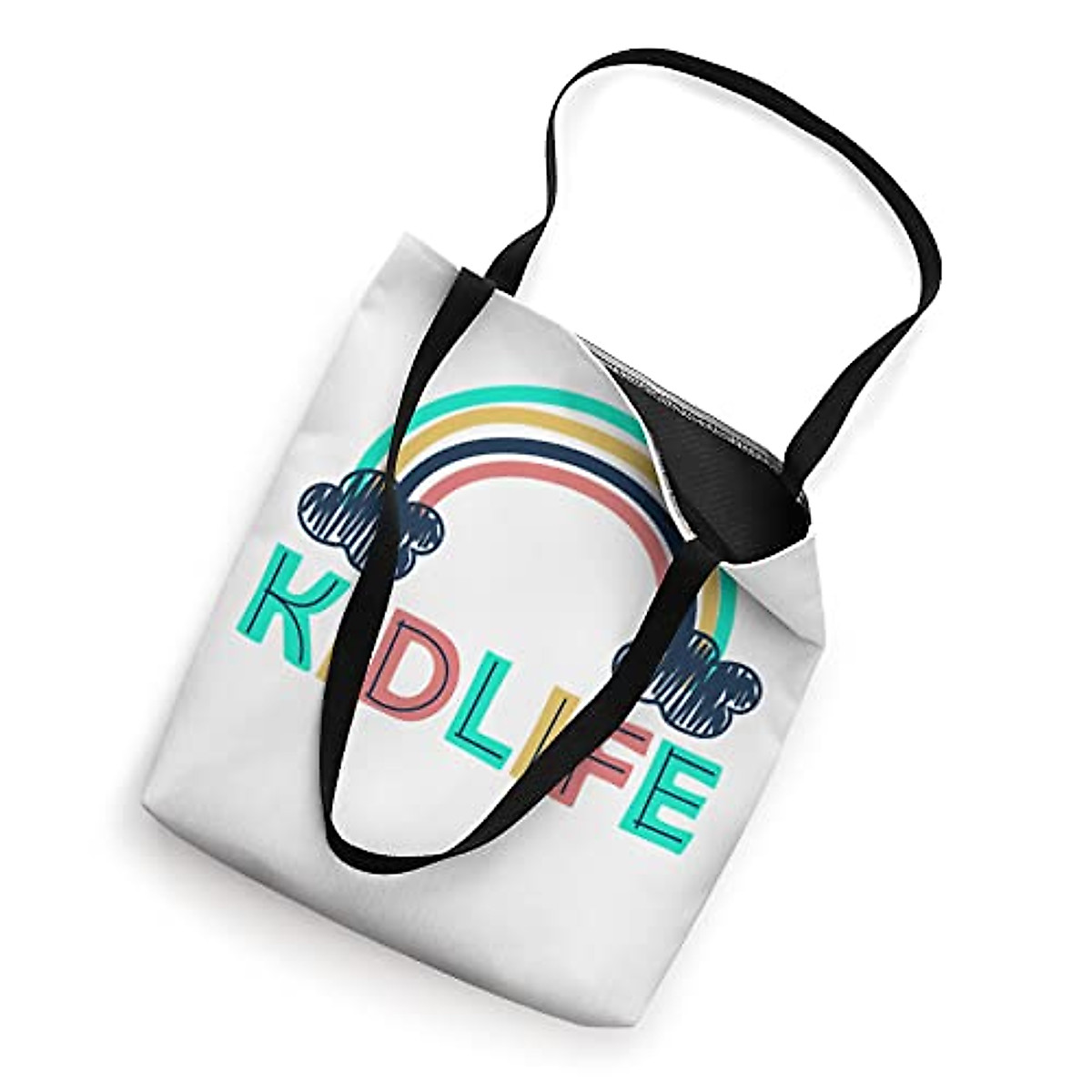 Kidlife is the best with Rainbow Tote Bag