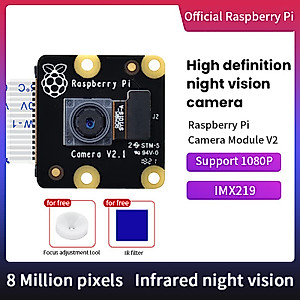 KEYESTUDIO Official Raspberry Pi Camera Module V2 Noir Support Night Vision for Raspberry Pi 4 4b 3b 3b+