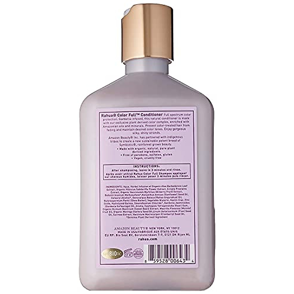 Rahua Color Full Hair Conditioner, 9.3 Fl Oz, Color-Safe Conditioner with Nourishing Natural, Plant-Based Derived Ingredients, Gardenia Scent, For Detangling, Vibrant Hair Color & Hair Care