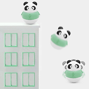 Conzy Roly Poly Tumbler Panda, Baby Tummy Time Toy, Cute Musical Toy Gift for Infant Boy Girl 36 Months and Up, Cute Desk Toys for Office for Adults