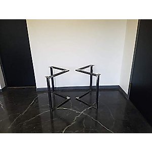 Metal Table Legs, Triangular Style - Any Size and Color