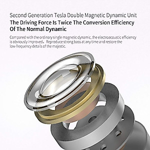 KZ ZS10 Pro in Ear Monitors Wired Headphones, 1DD 4BA Metal IEM, High Fidelity Gaming Earbuds with 2pins Tangle-Free Cable, Noise Cancelling Wired Earphones for PC Game Music Video (Black with mic)