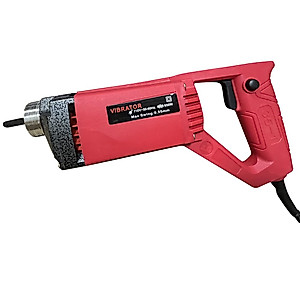 850W Handheld Electric Concrete Vibrator Vibrating Power Tool, Air Bubble Remover, 4.9 feet Flex Hose Immersion Shaft