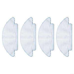 Replacement Vacuum Mop Cloth Pads For Tikom L9000, for Lubluelu SFor L60D,SFor L61 Robot Washable Cleaning Cloth(4 PACK)