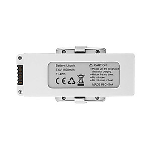 PUOO Accessory 2PCS 7.6V 1500mAh Lithium Battery for HS510 F30 Remote Control Drone