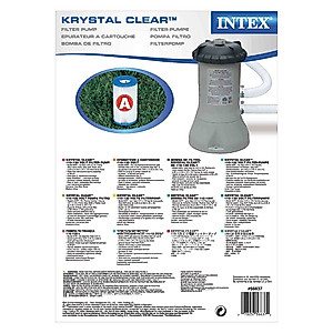 Intex 1000 GPH (Gallon Per Hour) Pool Filter Pump