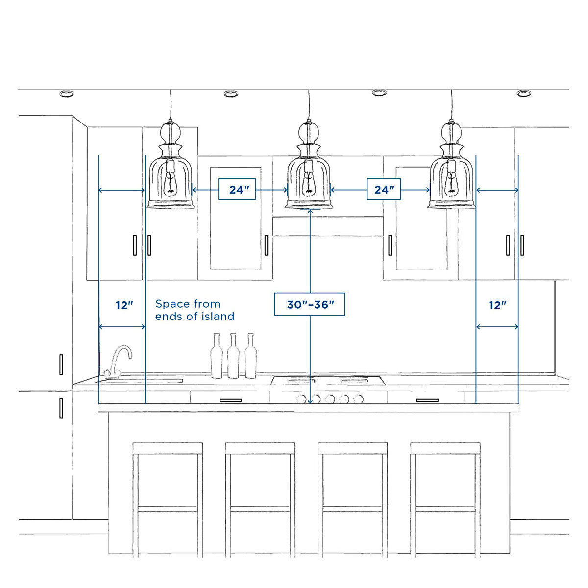 Progress Lighting P4346-10 5-Light Americana Chandelier with Delicate Arms and Decorative Center Column, Polished Brass