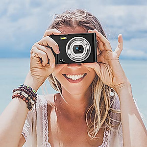 Digital Camera for Kids Boys and Girls - 36MP Children's Camera Full HD 1080P Rechargeable Electronic Mini Camera for Students, Kids,Black