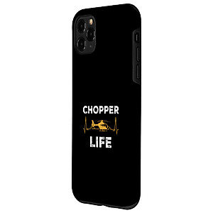 iPhone 11 Pro Max Helicopter Pilot Funny Men Chopper Life Heli Pilot Aviation Case