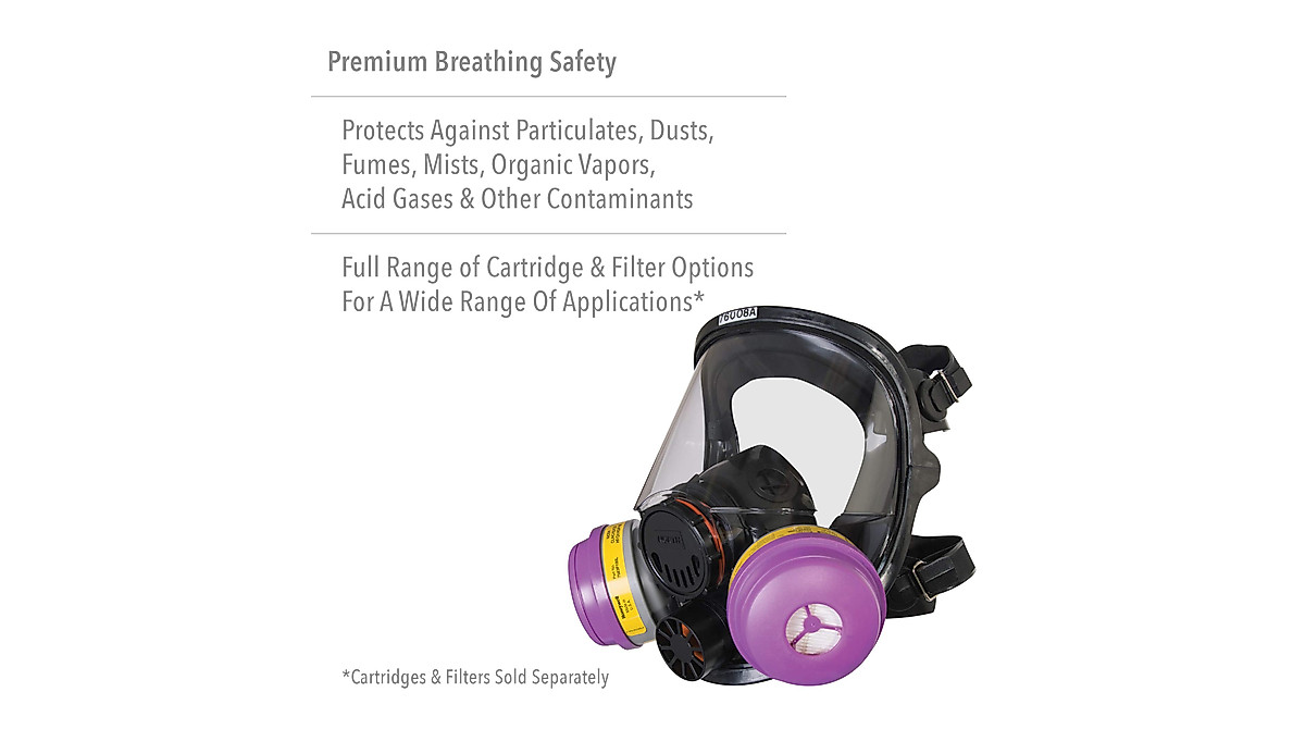 Honeywell North 7600 Series Full Face Respirator - Versatile & Safe ...