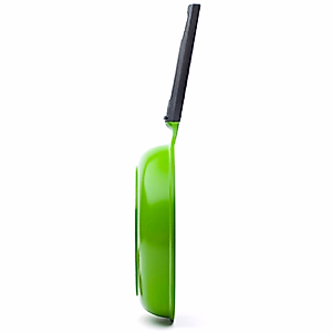 10" Green Ceramic Frying Pan by Ozeri, with Smooth Ceramic Non-Stick Coating (100% PTFE and PFOA Free)