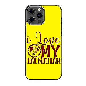 I Love My Dalmatian Cute Sweet Sarcastic Funny Pattern Art Design Anti-Fall and Shockproof Gift iPhone case (iPod 6)
