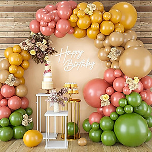 MASTRON Happy Birthday Sign for Backdrop - Felt Happy Birthday Sign for Balloon Arch Birthday Party Balloon Arch Backdrop Decorations for Birthday Party Baby Shower - White