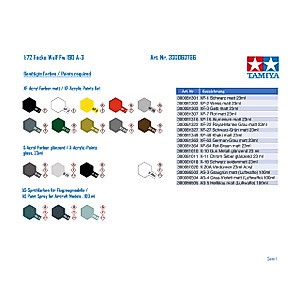 Tamiya Models Focke Wolf 190 A-3 Model Kit