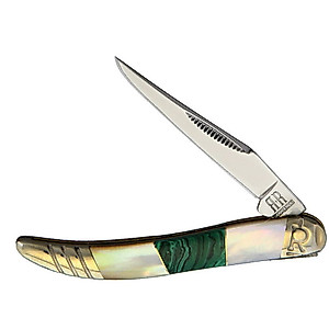 Stoorx Toothpick Malachite And Pearl Open Folding Pocket Knife 2034 Outdoor Survival Hunting Knife by Survival Steel