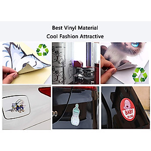 Meitinalife Little Superhero Baby on Board Stickers Reflective Kids ON Board Car Stickers and Decals Baby in Car Styling Windshield Window Vinyl Stickers for Car Body Door Decoration 3.93"x7.8" (9)