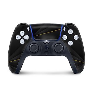 TACKY DESIGN PS5 skin BLACK skin For PS5 CONTROLLER SKIN, Vinyl 3M Stickers ps5 controller cover Decal Full wrap ps5 skins