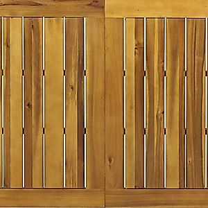 Christopher Knight Home Gloria Outdoor Rustic Acacia Wood Dining Table, Teak