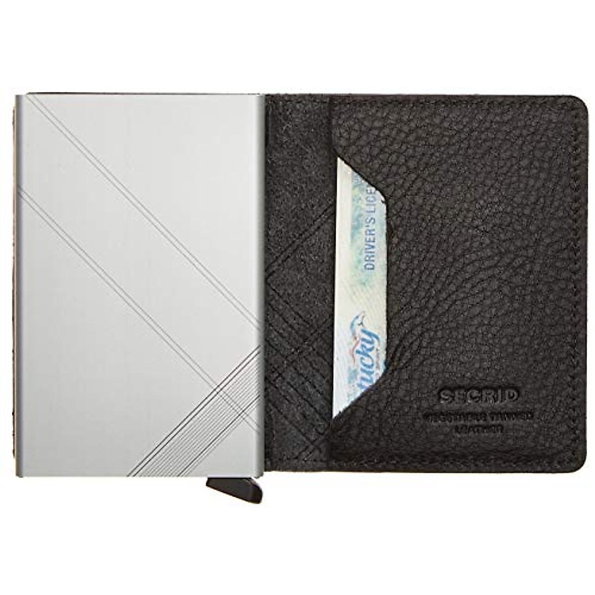 Secrid - Secrid Slim Wallet Stitch Embroidered Vegetable-Tanned (Linea Black)