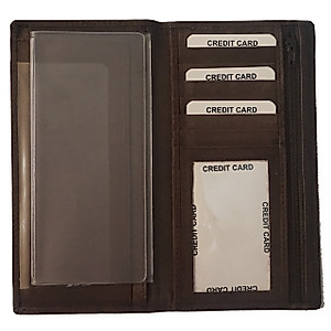 Set of 2 Heavy Duty Vinyl Checkbook Protector/Divider wallet inserts Made in USA