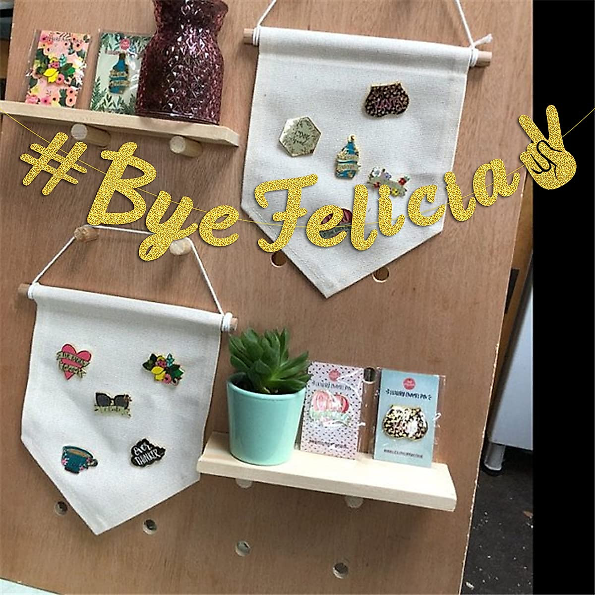 Bye Felicia Banner Party Supplies Background Layout Props for Graduation/Going Away/Moving/Job Change/Relocating/Farewell Party