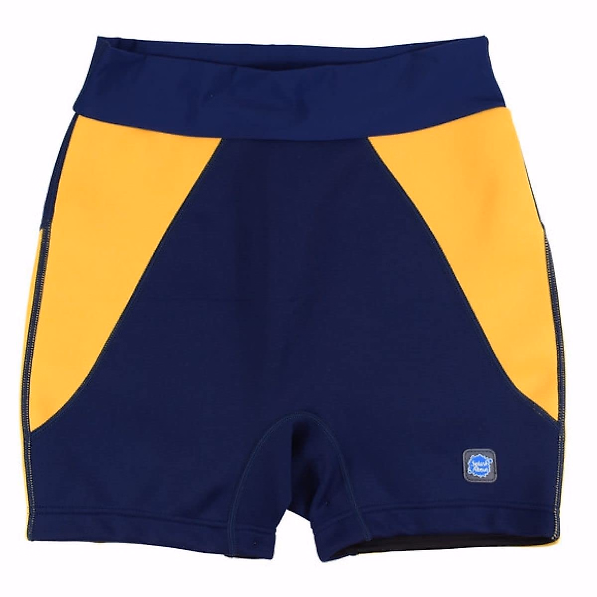Splash About Toddler Jammers Swim Diaper Shorts, Navy/Yellow, 3-4 Years