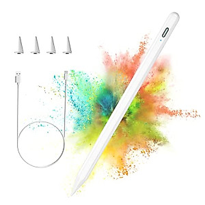 Stylus Pen for iPad 10th/9th,Apple Pen with Palm Rejection,Stylus Pencil for (2018-2023) iPad Pro 11/12.9, iPad 8th/7th/6th Gen, iPad Air 5th/4th/3rd Gen, iPad Mini 6th/5th Gen-for Painting Sketching