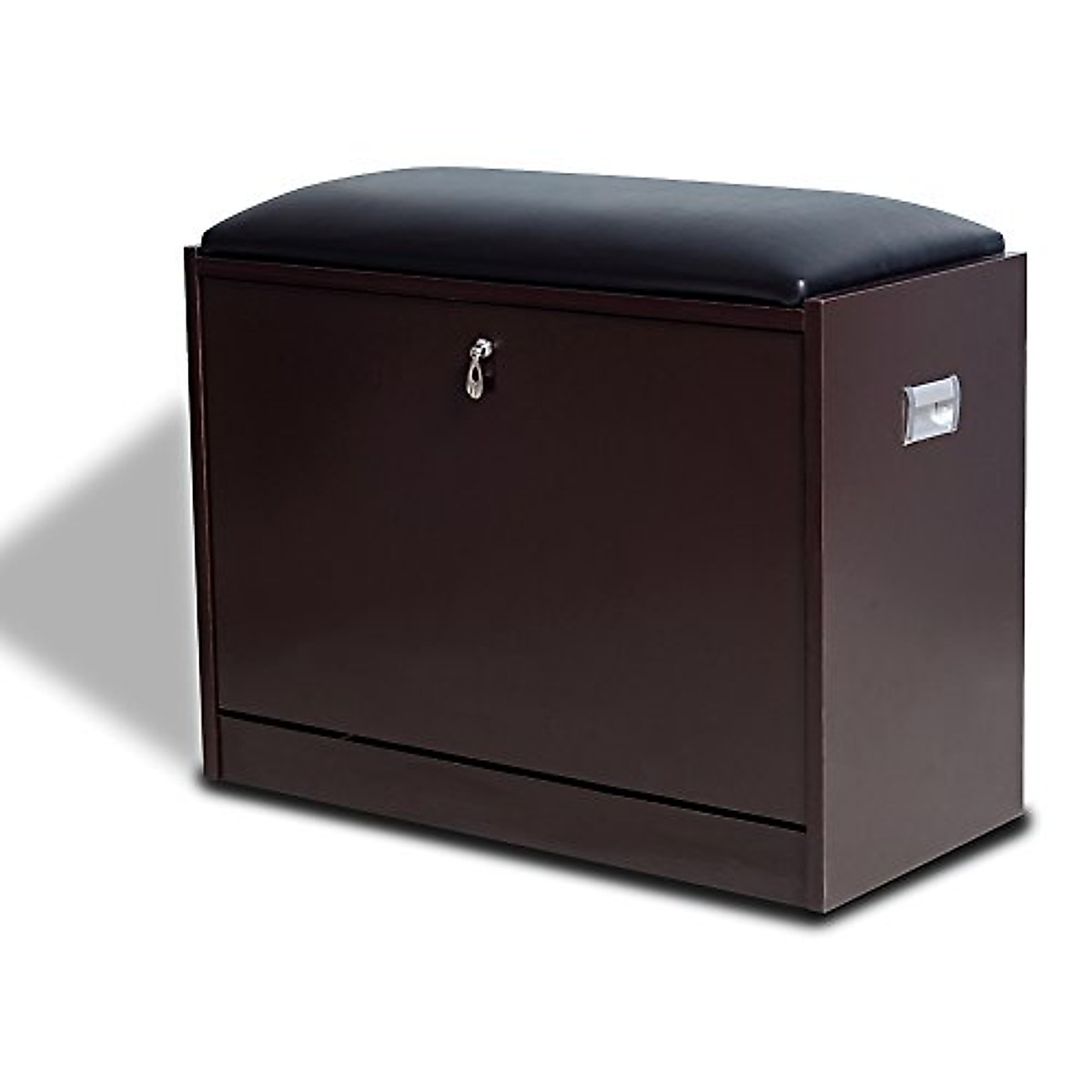 Aottop Premium Shoe Cabinet and Seat - Elegant Design, MDF Wood, and Foam Cushion for Comfortable and Convenient Shoe Storage - Perfect for Your Home Décor.