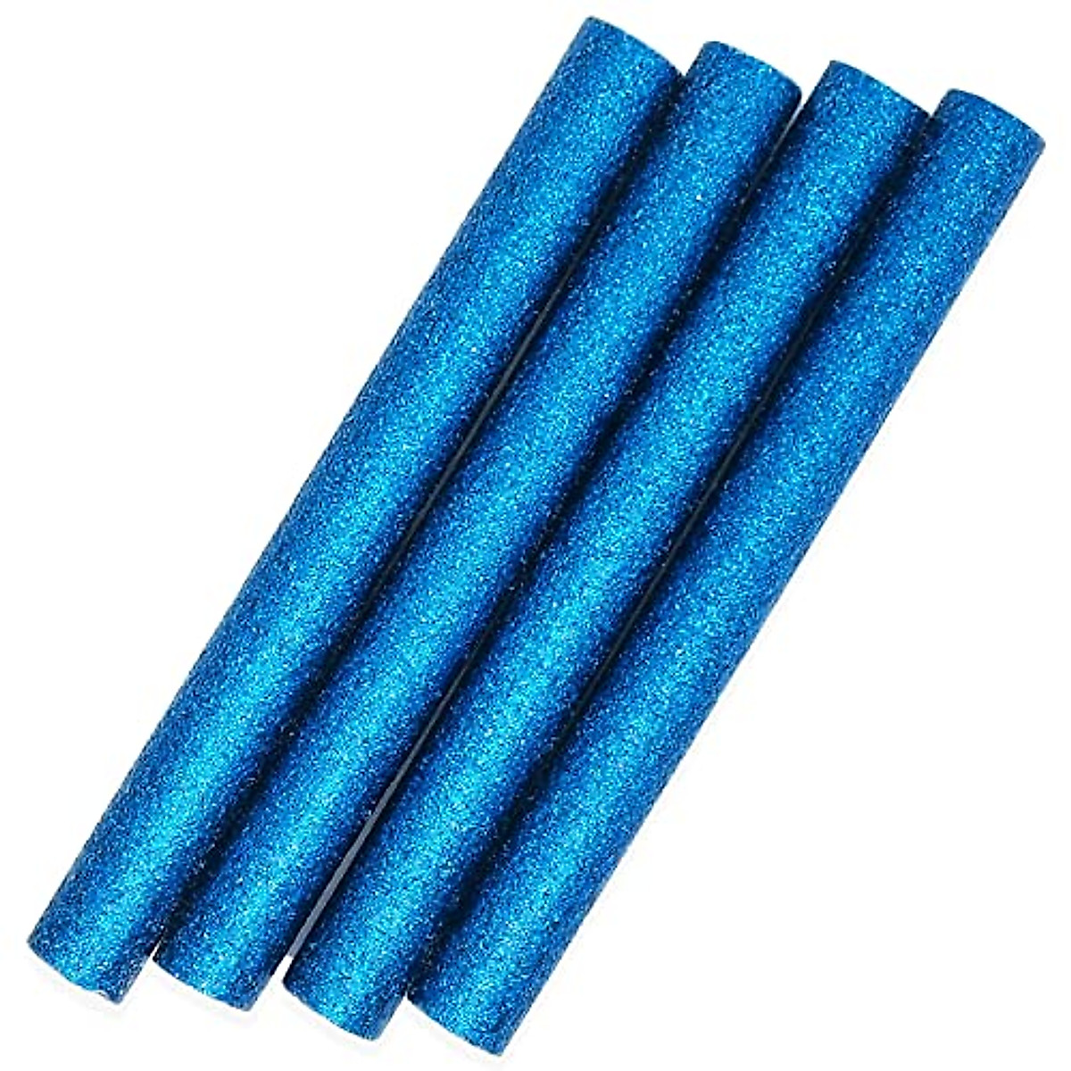 20pcs 11mmx100mm Glitter Blue Glue Sticks for Glue Gun,Hot Glue Gun Refill Sticks for Handmade Craft DIY Project