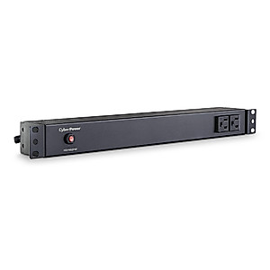 CyberPower PDU15B2F8R Basic PDU, 100-125V, 15A (Derated to 12A), 10 Outlets, 1U Rackmount