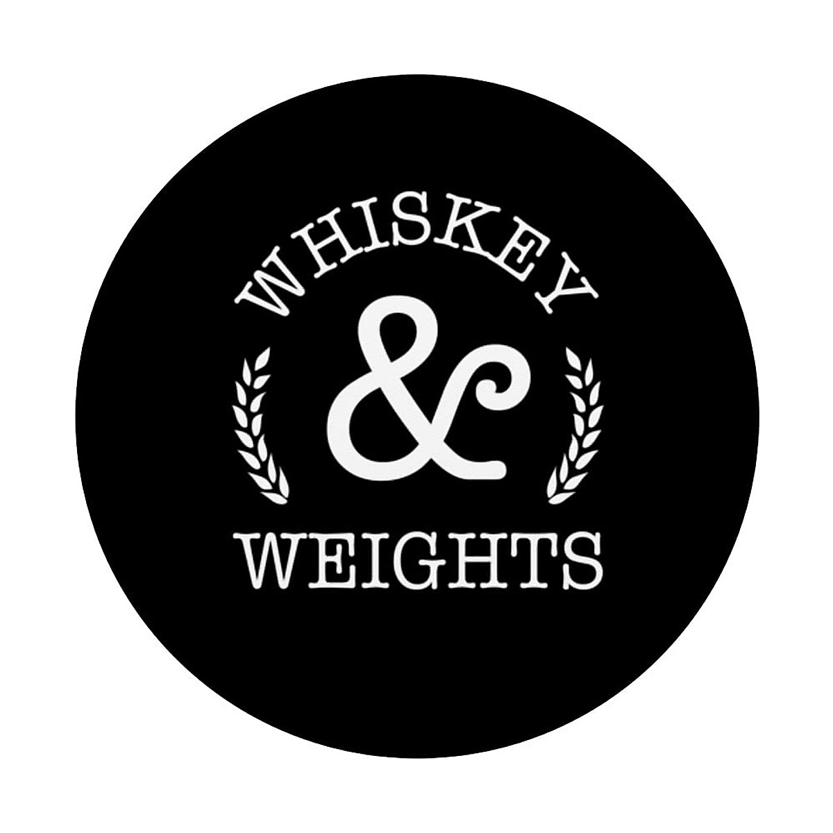 Whisky Gym Workout - Whiskey And Weights PopSockets Swappable PopGrip