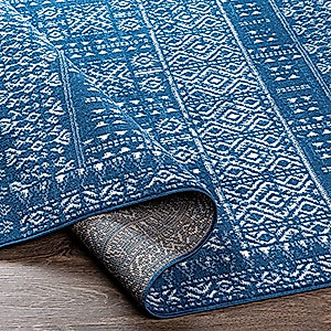 Artistic Weavers Bohemian Moroccan Goldie Area Rug,7'10" x 10',Navy