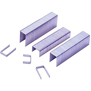 22 Gauge 71 Series 3/8 Inch Crown by 1/2 Inch Leg Length Galvanized Fine Wire Staples or Upholstery Staples (10,00pcs/Box) Similar to B 71/12 and Snco C08