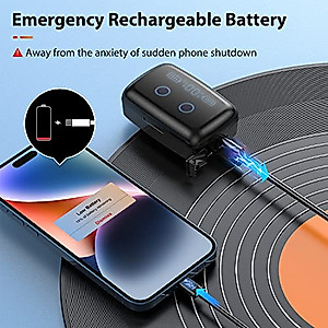 NIPELL Wireless Earbuds, Bluetooth 5.2 Headphones with 1800mAh Charging Case - 88Hrs Play Time - Cell Phones Charging Function, Built-in Microphone IPX5 Waterproof Earphone for iOS/Android