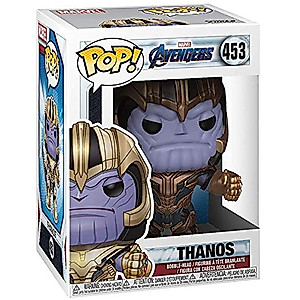 POP Marvel: Avengers Endgame - Thanos Funko Pop! Vinyl Figure (Bundled with Compatible Pop Box Protector Case), Multicolor, 3.75 inches