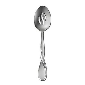 Oneida Satin Aquarius Pierced Serving Spoon