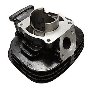 BLACKHORSE-RACING Cylinder Carburetor Piston Gasket Top End Kit Set Rebuild Kit Compatible with Yamaha Blaster 200 YFS200 1988-2006, Replaces# 2XJ-11311-02-00 5VM-14101-00-00