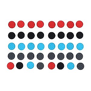 Kadimendium Joystick, Soft Silicone Good Hand Feel Thumb Grip Caps with 5Set for Family Game Console