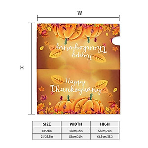 Joyidec Thanksgiving Autumn Pumpkin Mailbox Covers Magnetic Standard Size Waterproof Mailbox Wraps Post Letter Box for Courtyard Garden Yard Fence Decor 21x18 in