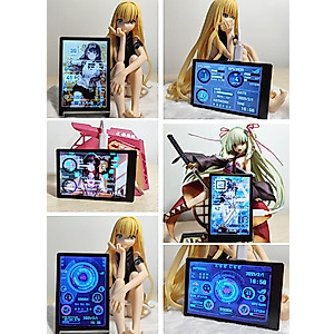 EDIY 3.5 inch IPS USB Mini Screen AIDA64 PC CPU RAM HDD Data Monitor Computer Temperature Display Type-C Sub Screen