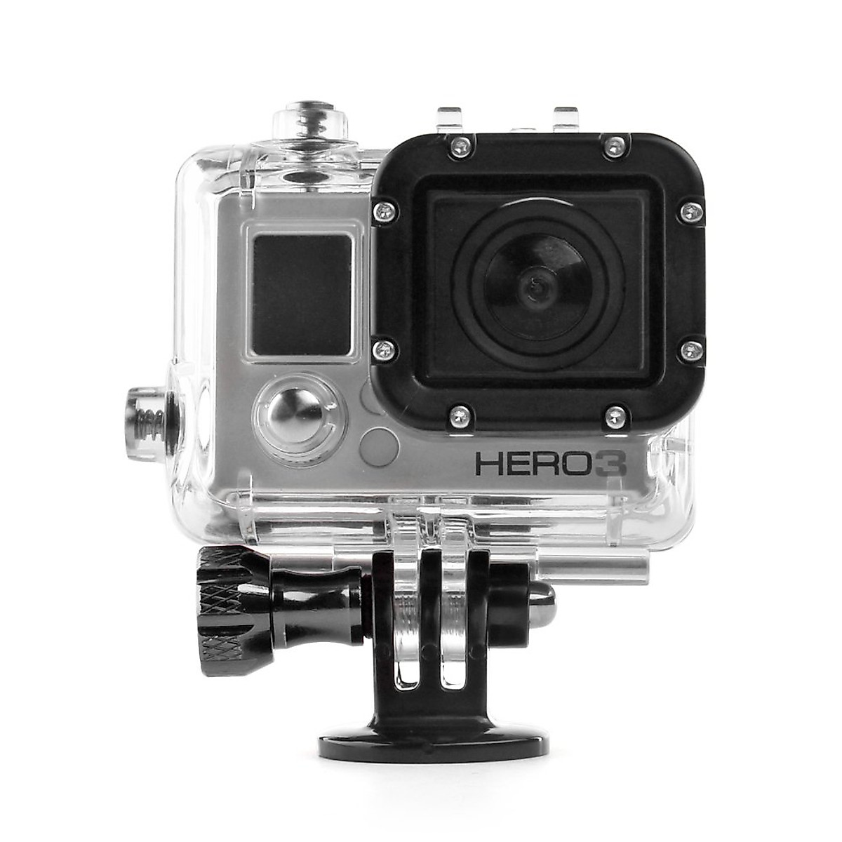 TNP For GoPro Thumb Screw Set (Black) - Aluminum Alloy Thumbscrew Knob Bolt Kit for GoPro Hero 9 8 7 6 5 4 3+ 3 2, for GoPro Hero Session, SJCAM Osmo HD Action Cameras - 3pcs 1x Long Screws + 2x Short