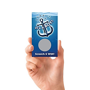 PROMO PRINTING GROUP, INC. Anchor Boys Baby Shower Scratch Off Cards - (30 Cards) - Baby Shower Scratch & Win for Boys - Baby Shower Raffle - Baby Shower Door Prizes - Scratch Off Tickets